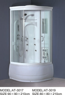 China ABS shower stall 800mm Quadrant Shower Enclosures with tray and waste 230V Voltage supplier