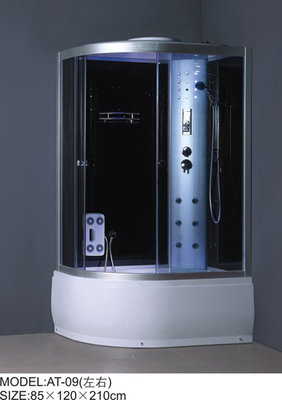China Medium Jets Complete Shower Enclosures 3 sided Waste drain / Syphon included supplier