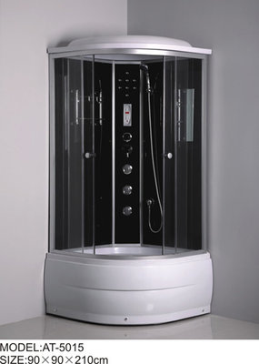 China 35cm Tray single sliding door quadrant shower enclosures 3 Back Panels supplier