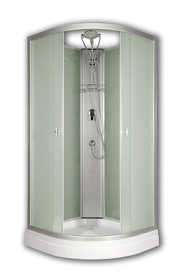 China Shelf Included full shower enclosure , stand alone shower cubicles with seat Magnet lock strip supplier