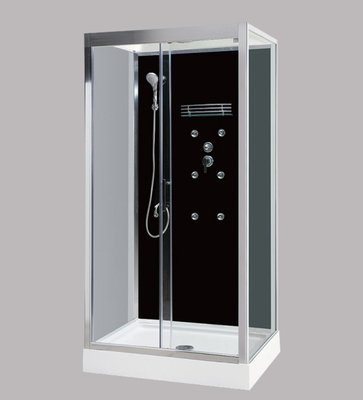 China 15cm Tray custom glass shower enclosures 80 X 100 X 215 / cm 4 Waste drain supplier