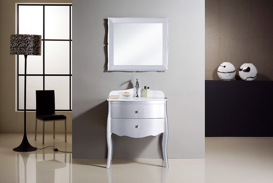 China 1200 * 52 * 85cm marble countertop bathroom vanities traditional style Ivory flush supplier