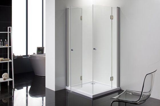 China 36 inches corner shower stalls for small bathrooms 6mm Thickness doors supplier