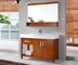 85 X 45 X 85 / cm Square Sinks Bathroom Vanities wooden ceramic basin supplier