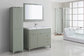 Melamine Board 16 mm Door  MDF Bathroom Cabinet With Simple Silver Glass Mirror supplier
