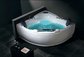 Stand Spa Bathtubs Quadrant Shaped Bubble Jet Bathtub / Jacuzzi Tubs 150X150X78cm supplier