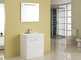 Free Standing White Flush Color Square Sinks Bathroom Vanities ISO2000 Standard supplier