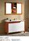 Modern Wooden Square Sinks Bathroom Vanities With Ceramic Basin 80cm supplier